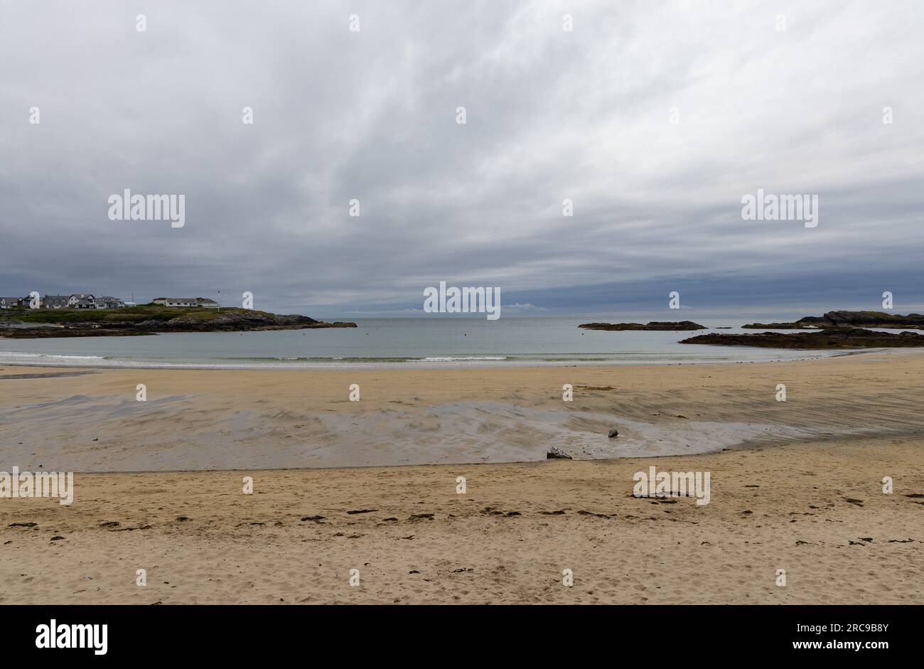 Treaddur Bay on Anglesey Wales Stock Photo - Alamy