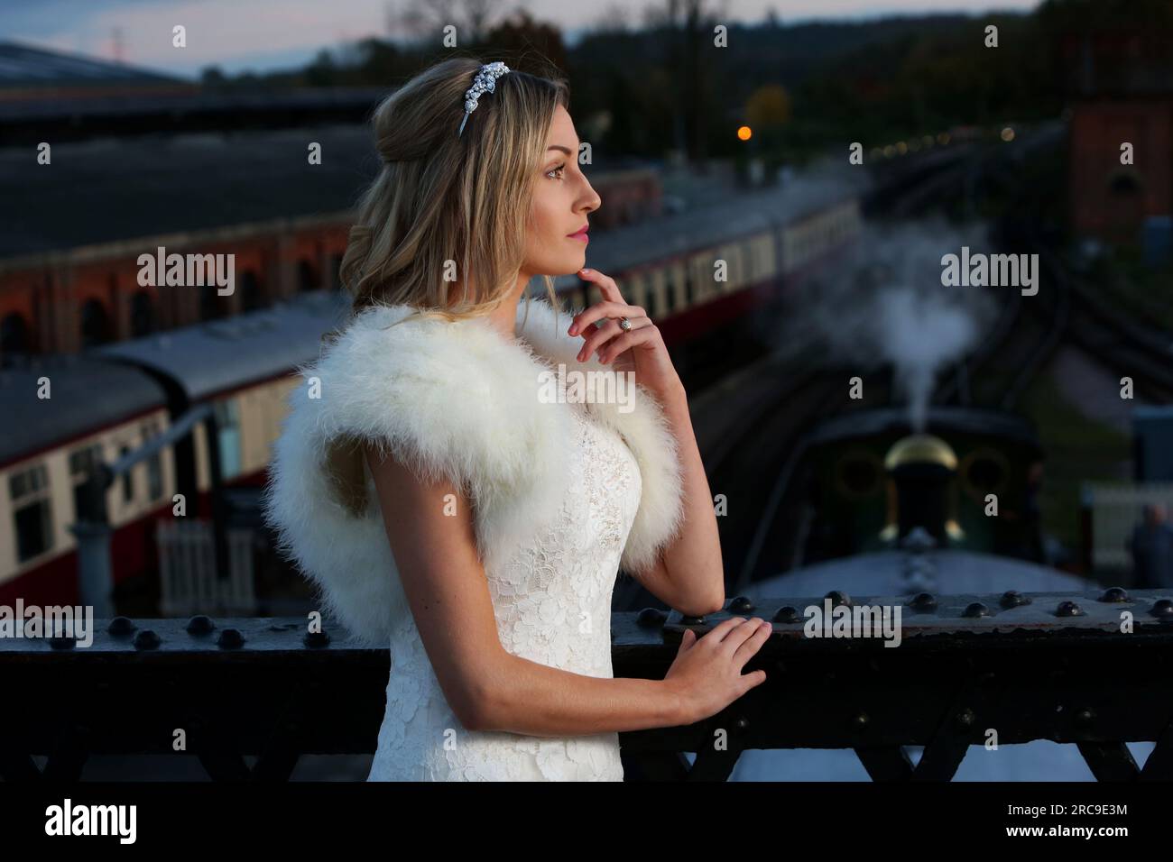 A Page & Picture wedding shoot at the Bluebell Railway, East Sussex ...