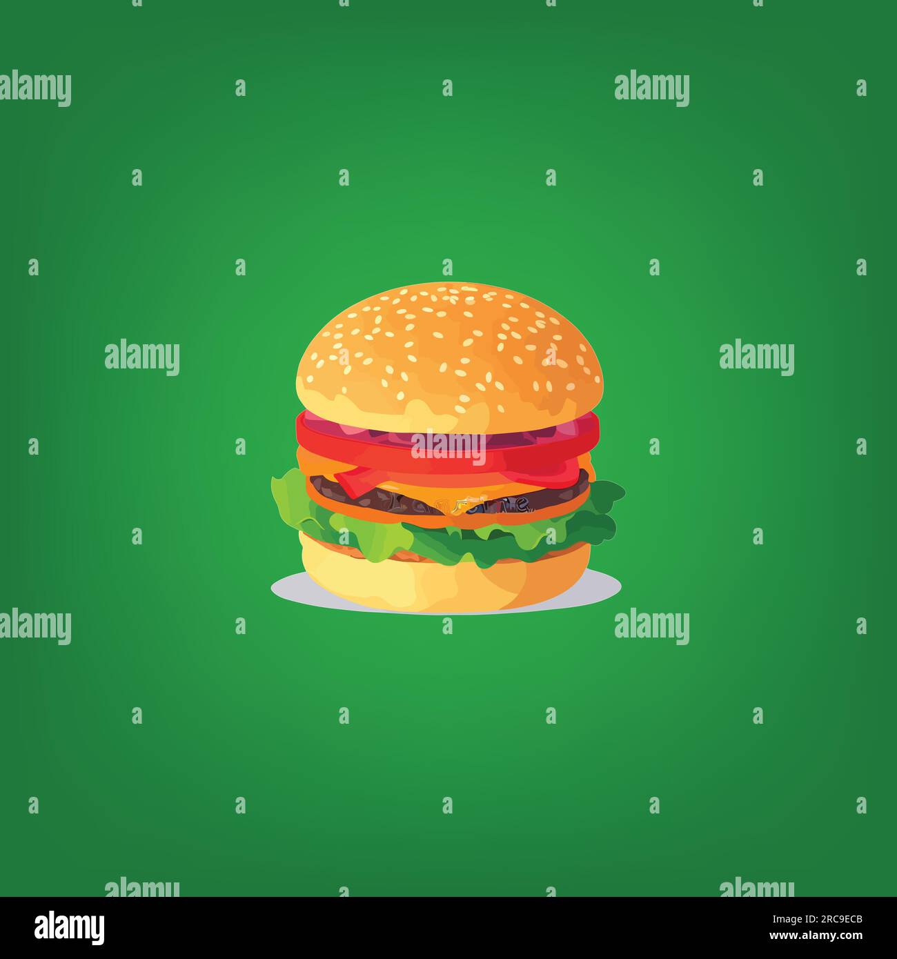 Burger vectors hi-res stock photography and images - Alamy