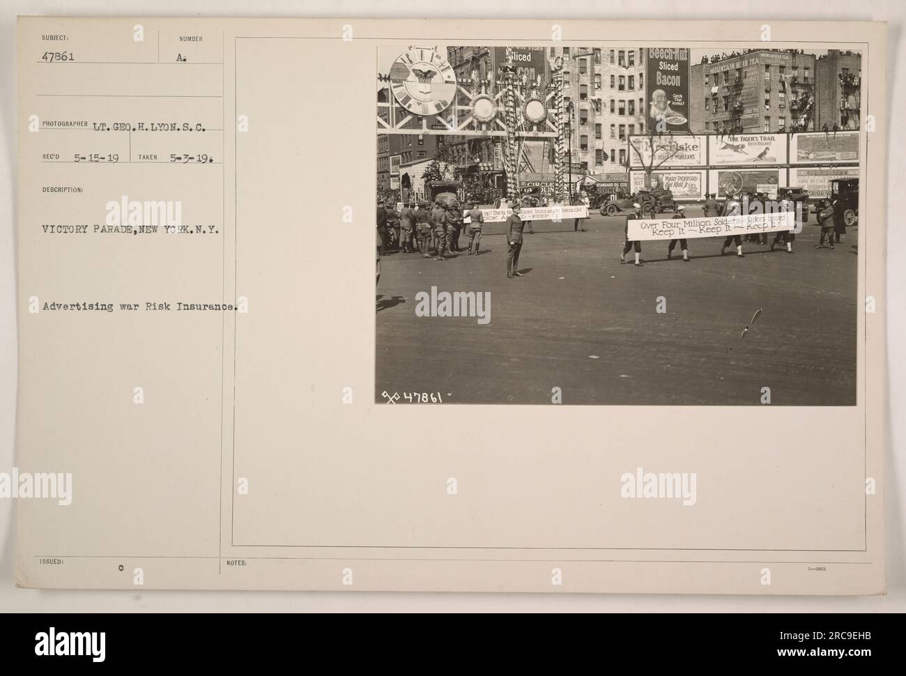 War insurance advertisement hi-res stock photography and images - Alamy