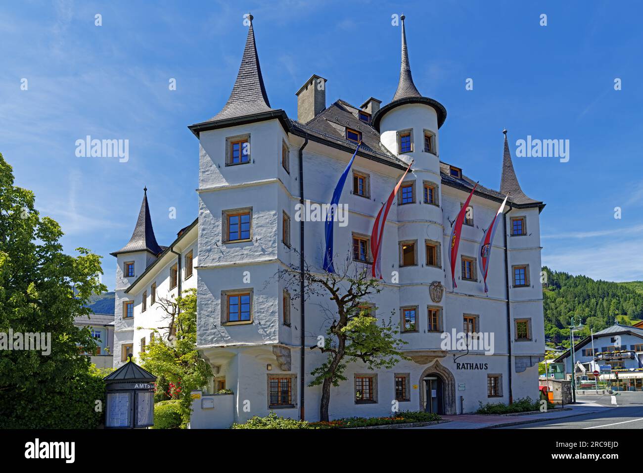 Schloß Rosenberg, Rathaus, Stadtgemeindeamt Stock Photo - Alamy