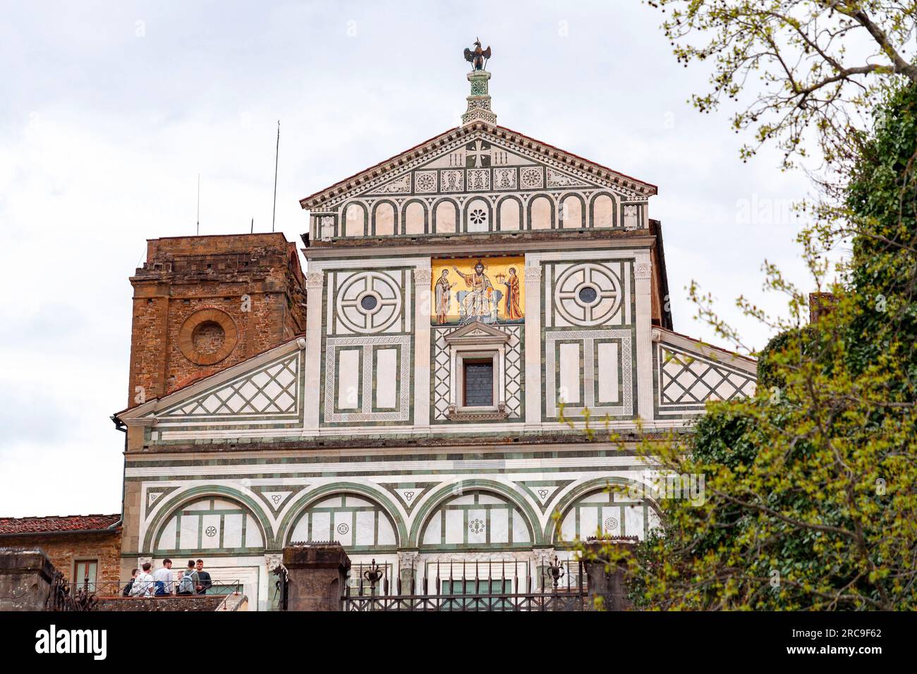 Florence, Italy - APR 6, 2022: San Miniato al Monte is a basilica in ...