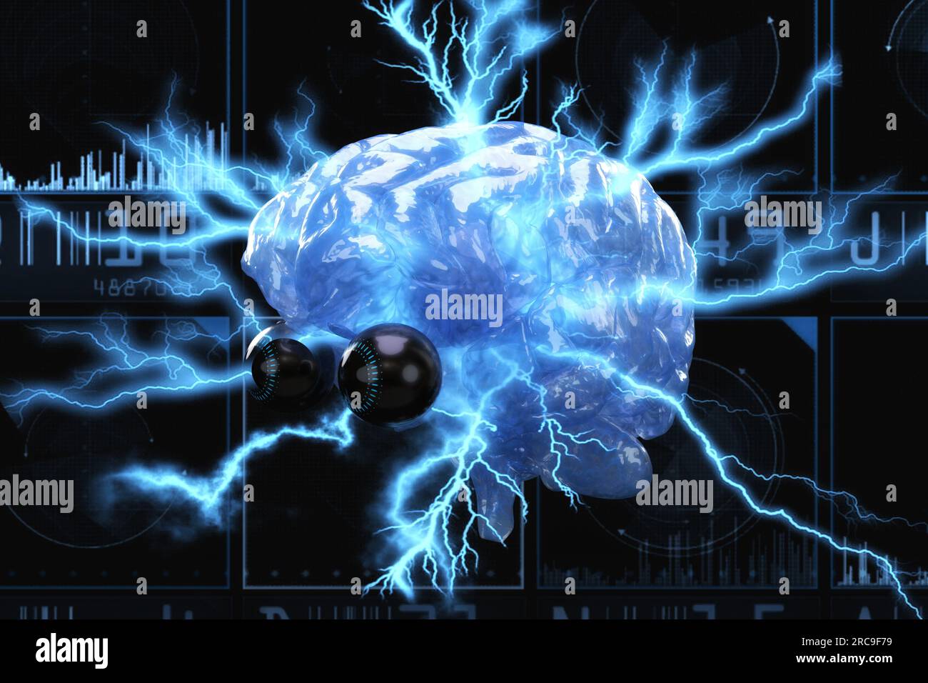 Artistic 3D Illustration Of Artificial Intelligence Stock Photo - Alamy