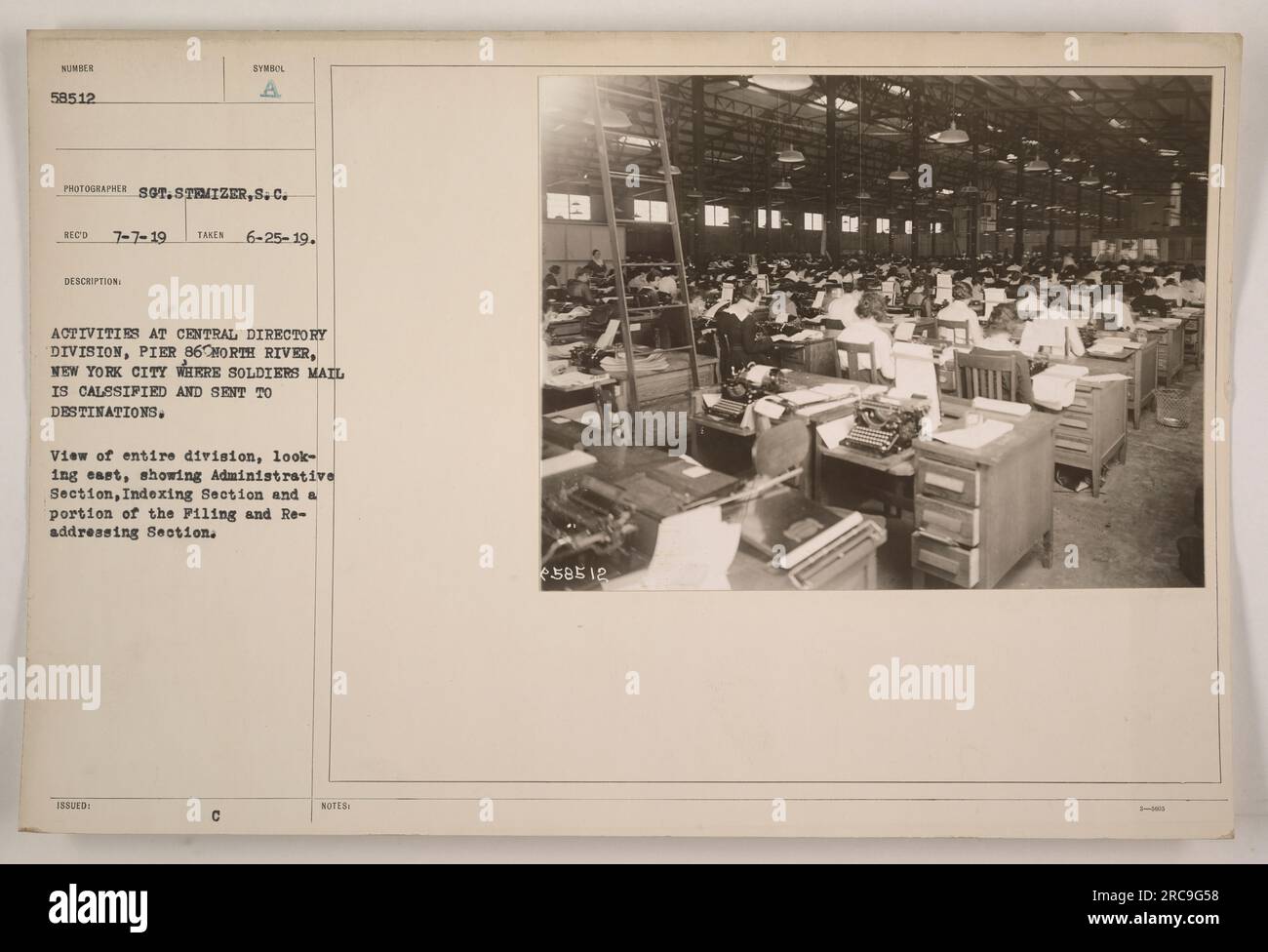 Filing and re addressing section hi-res stock photography and images ...