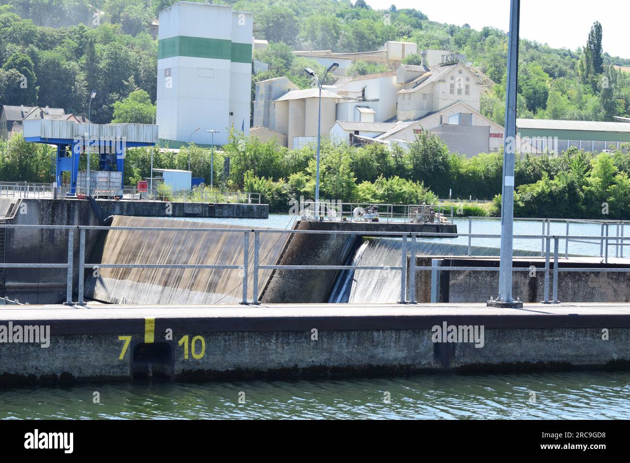 River Lock Grevenmacher Stock Photo - Alamy