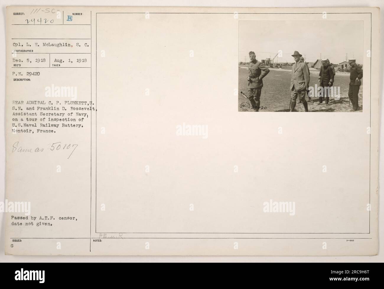 Naval inspection tour photographs hi-res stock photography and images ...