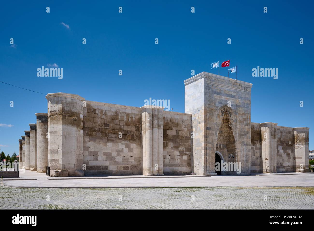 Sultan Han, traditionelle Karawanserei Sultanhanı Kervansaray, Aksaray ...