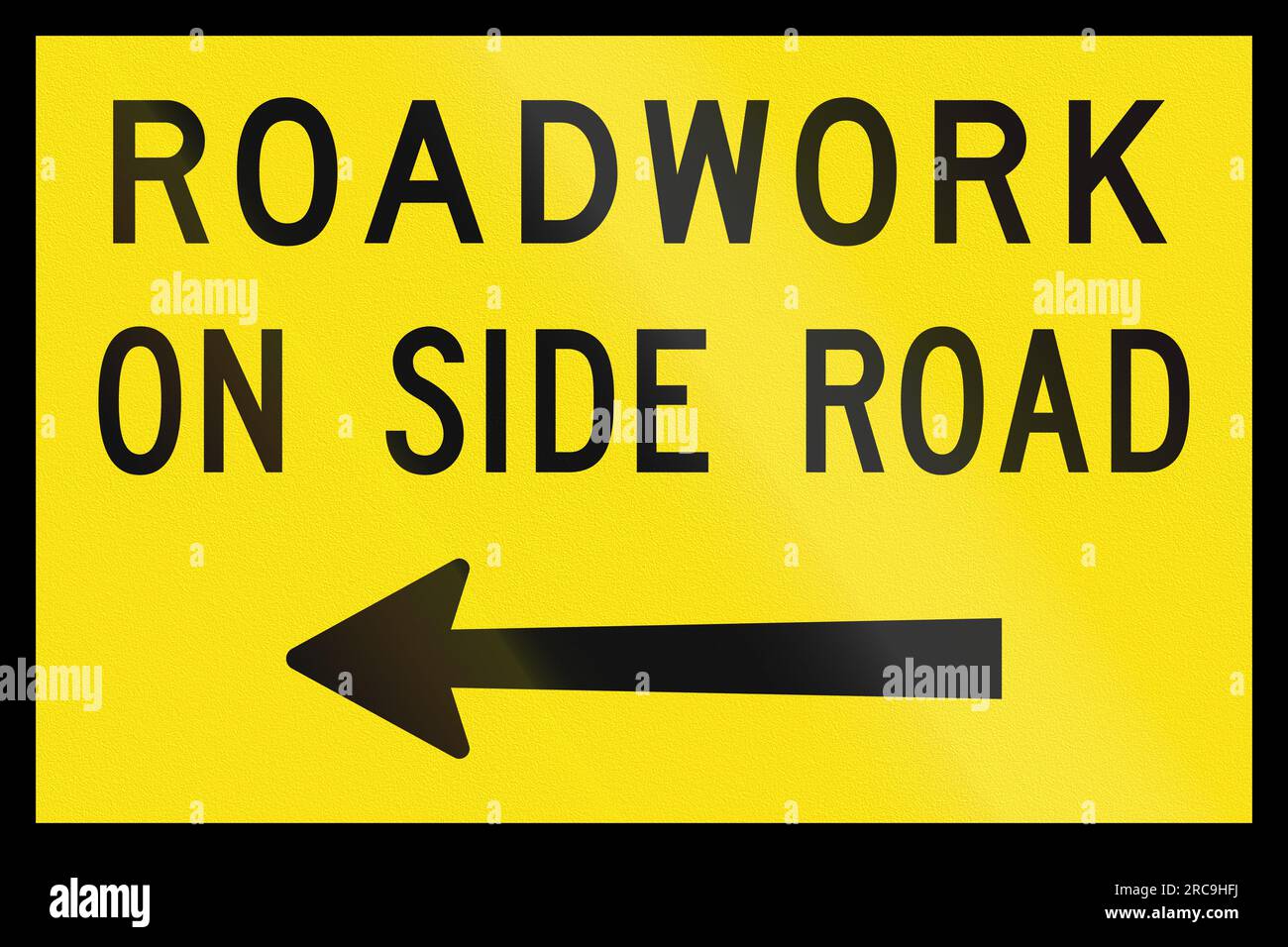 An Australian temporary road sign used in Queensland - Road work on ...