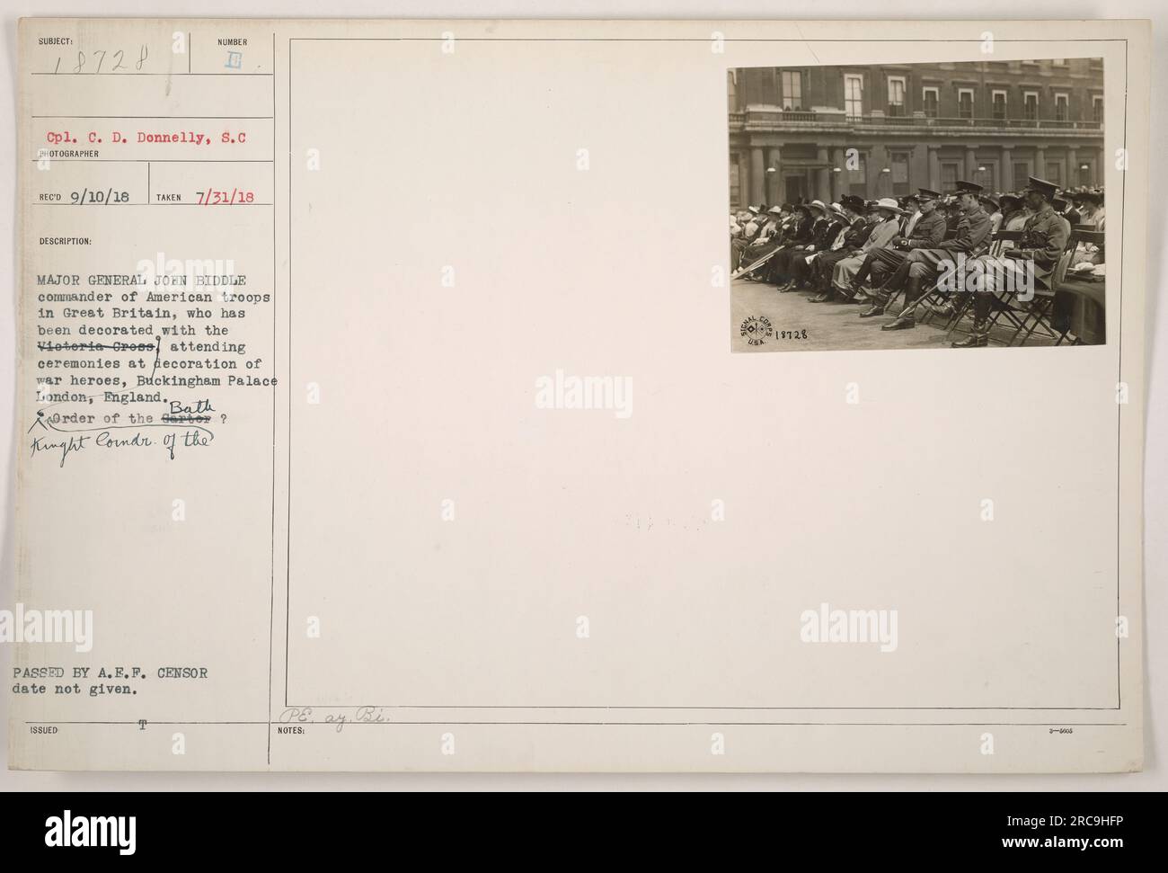 Major general john biddle hi-res stock photography and images - Alamy