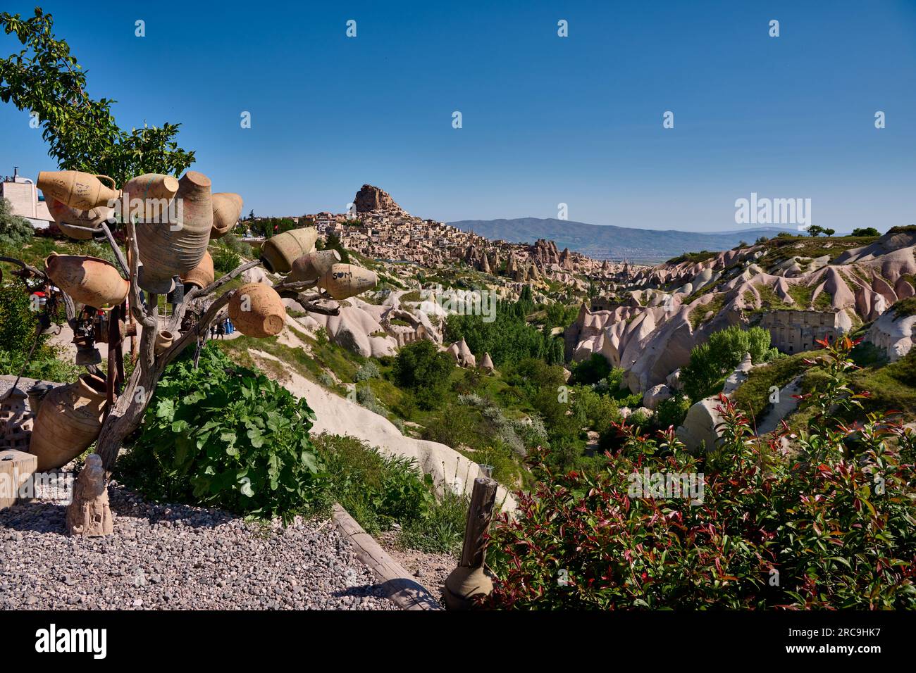 Blick ins Taubental, Uchisar, Kappadokien, Anatolien, Tuerkei |view ...