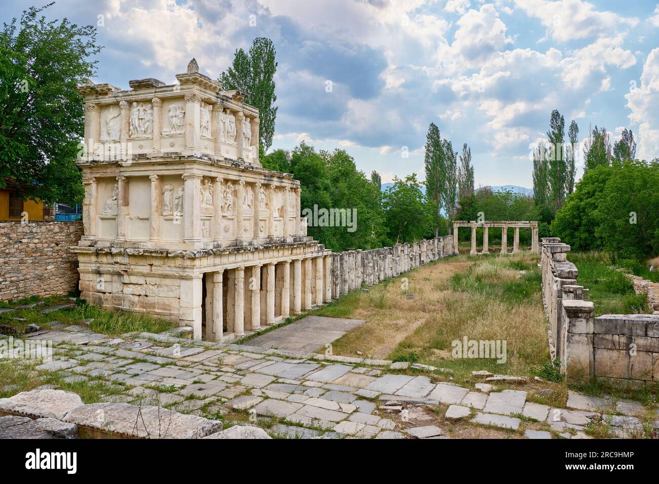 Reliefs des Sebasteion im Museum von Aphrodisias Ancient City, Denizli ...