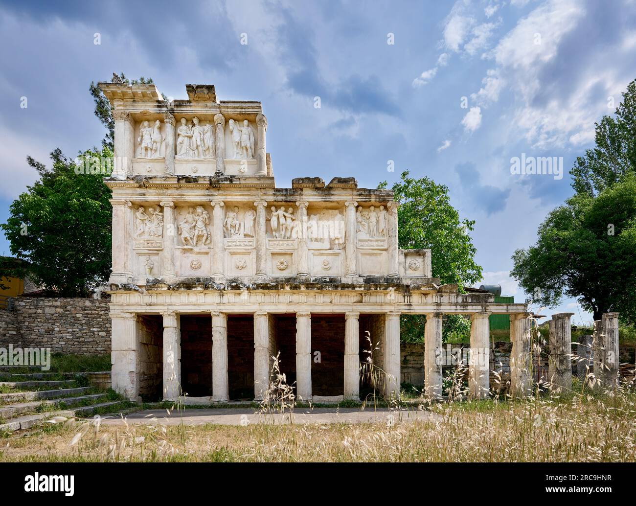Reliefs des Sebasteion im Museum von Aphrodisias Ancient City, Denizli ...