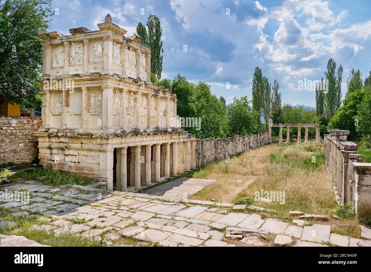 Reliefs des Sebasteion im Museum von Aphrodisias Ancient City, Denizli ...