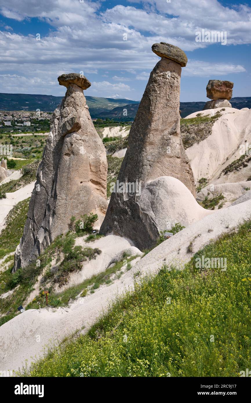 Formation der drei Schoenheiten, Üç Güzeller, Kappadokien, Anatolien ...