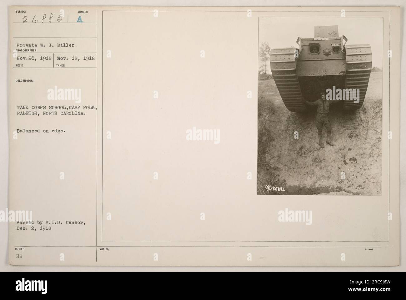 Tank corps training school hi-res stock photography and images - Alamy