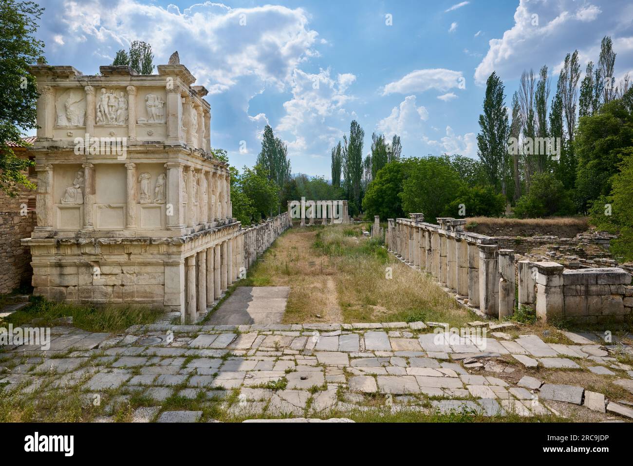 Reliefs des Sebasteion im Museum von Aphrodisias Ancient City, Denizli ...