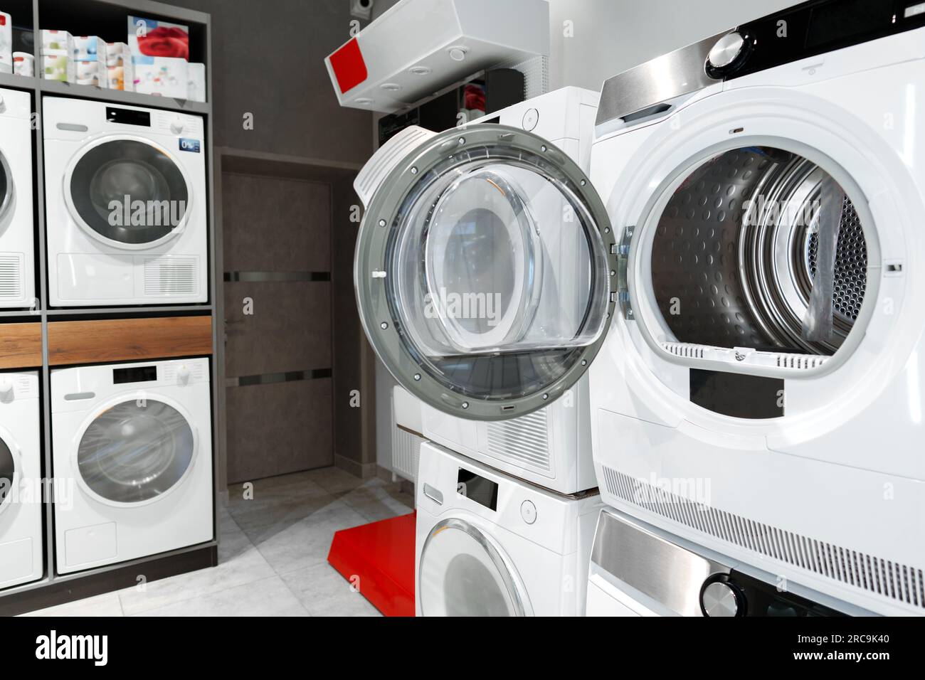 Washing machines and drying machines home appliance retail store ...