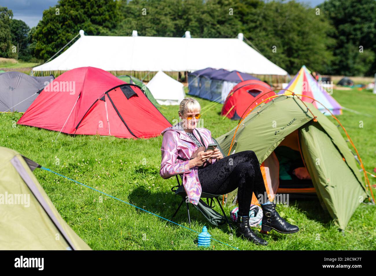 Scenes from Climate camp "Resist and Renew" INEOS Grangemouth, in ...