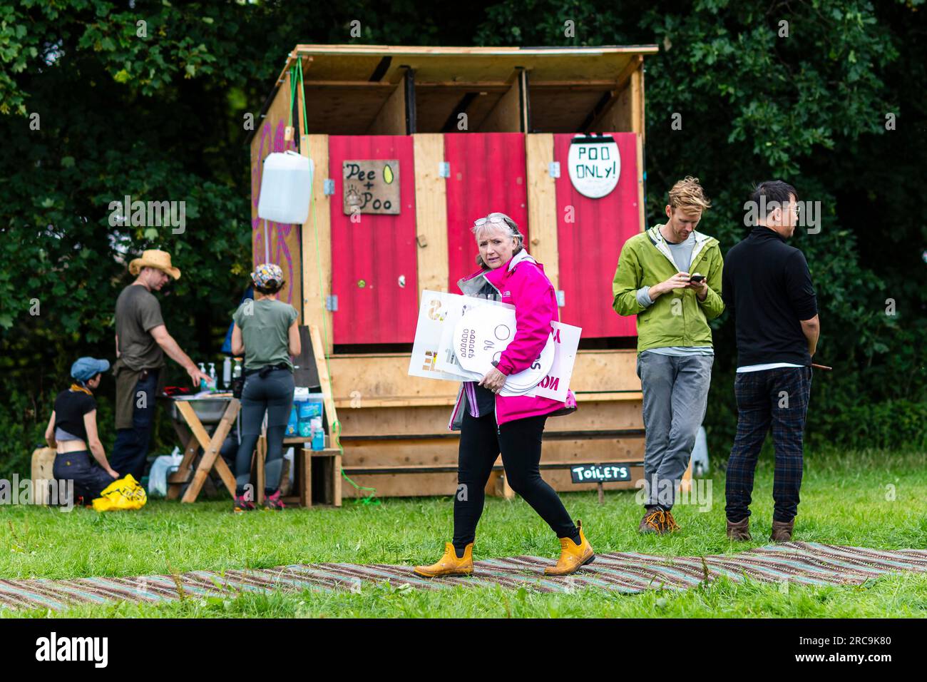 Scenes from Climate camp "Resist and Renew" INEOS Grangemouth, in ...