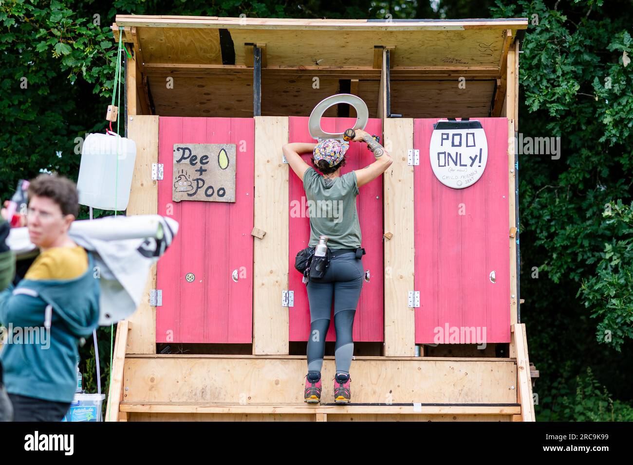 Scenes from Climate camp "Resist and Renew" INEOS Grangemouth, in ...