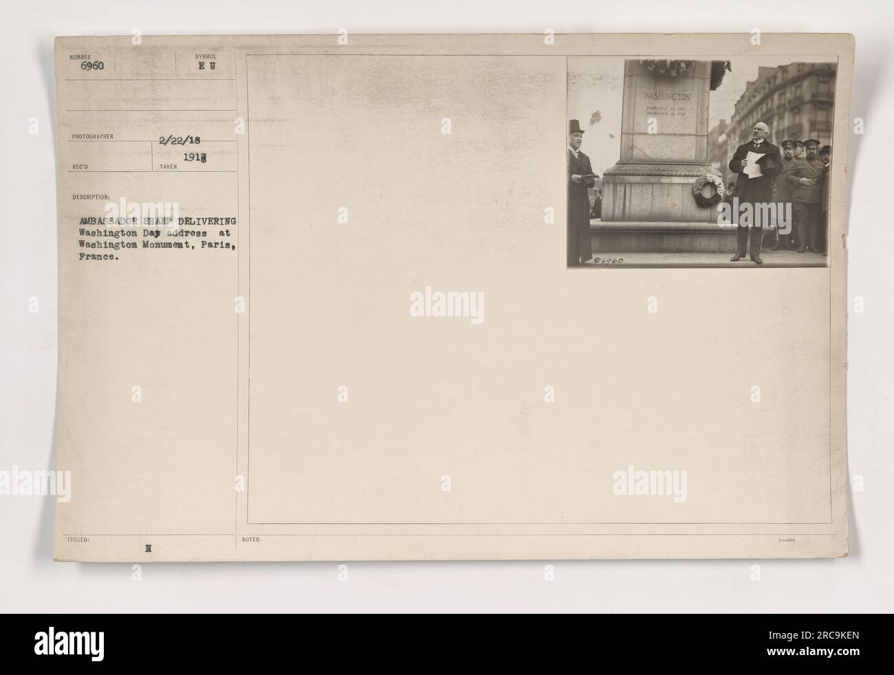 William G. Sharp, the United States Ambassador to France during World ...