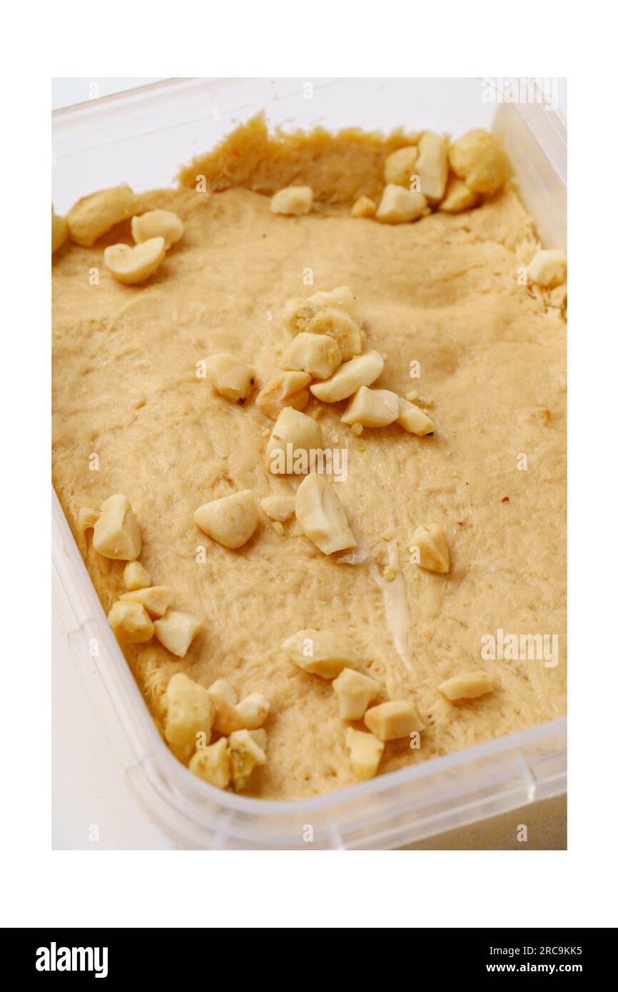 Halva Turkish sweet made from sunflower seeds Stock Photo - Alamy