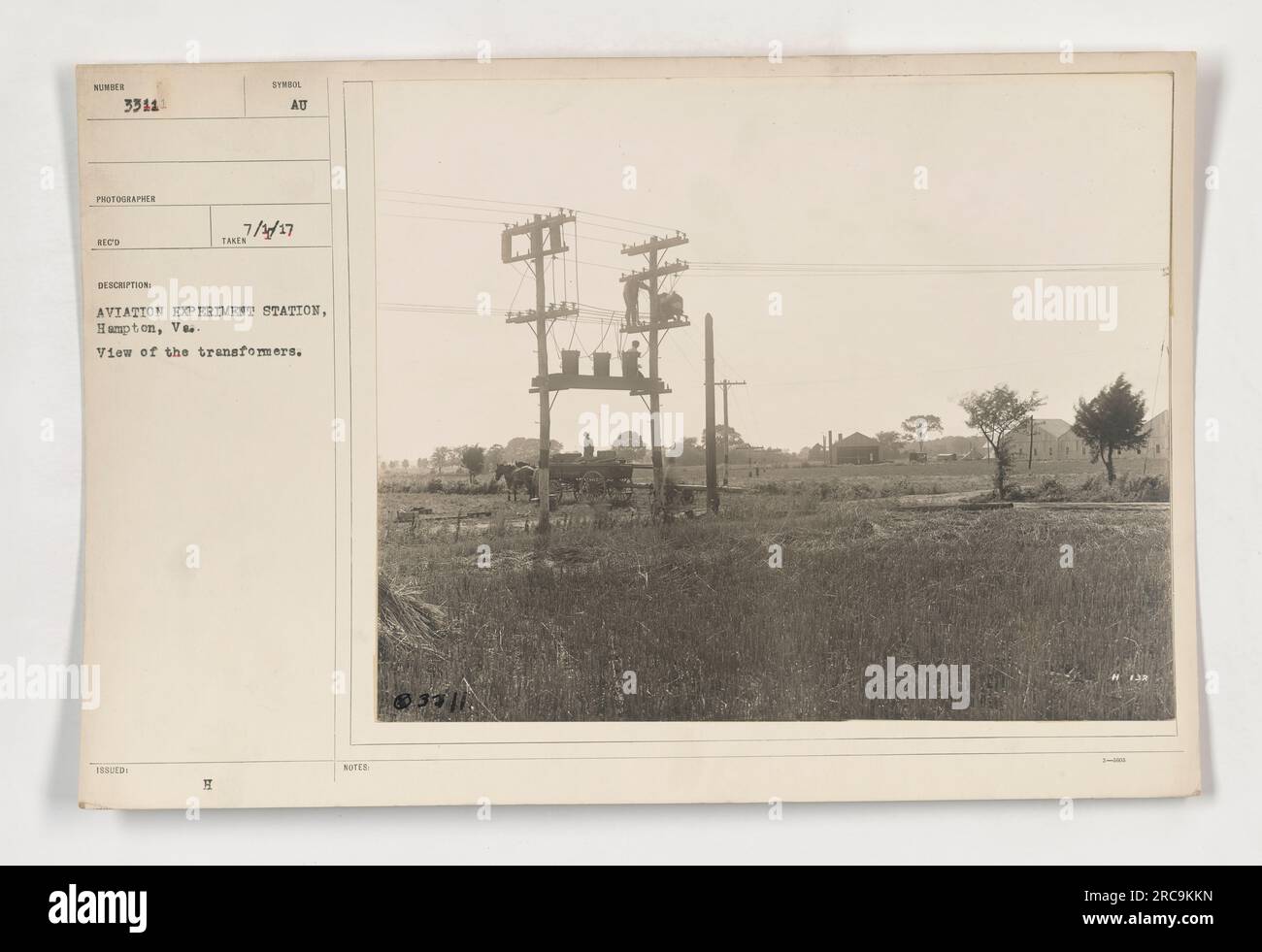 This image shows a view of the transformers at the Aviation Experiment ...