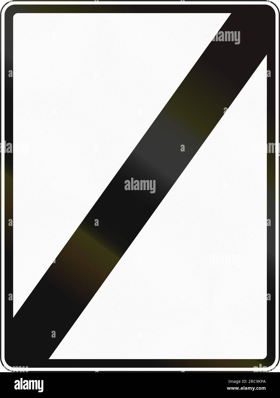 Old version of the speed limit derestriction sign in Australia before ...