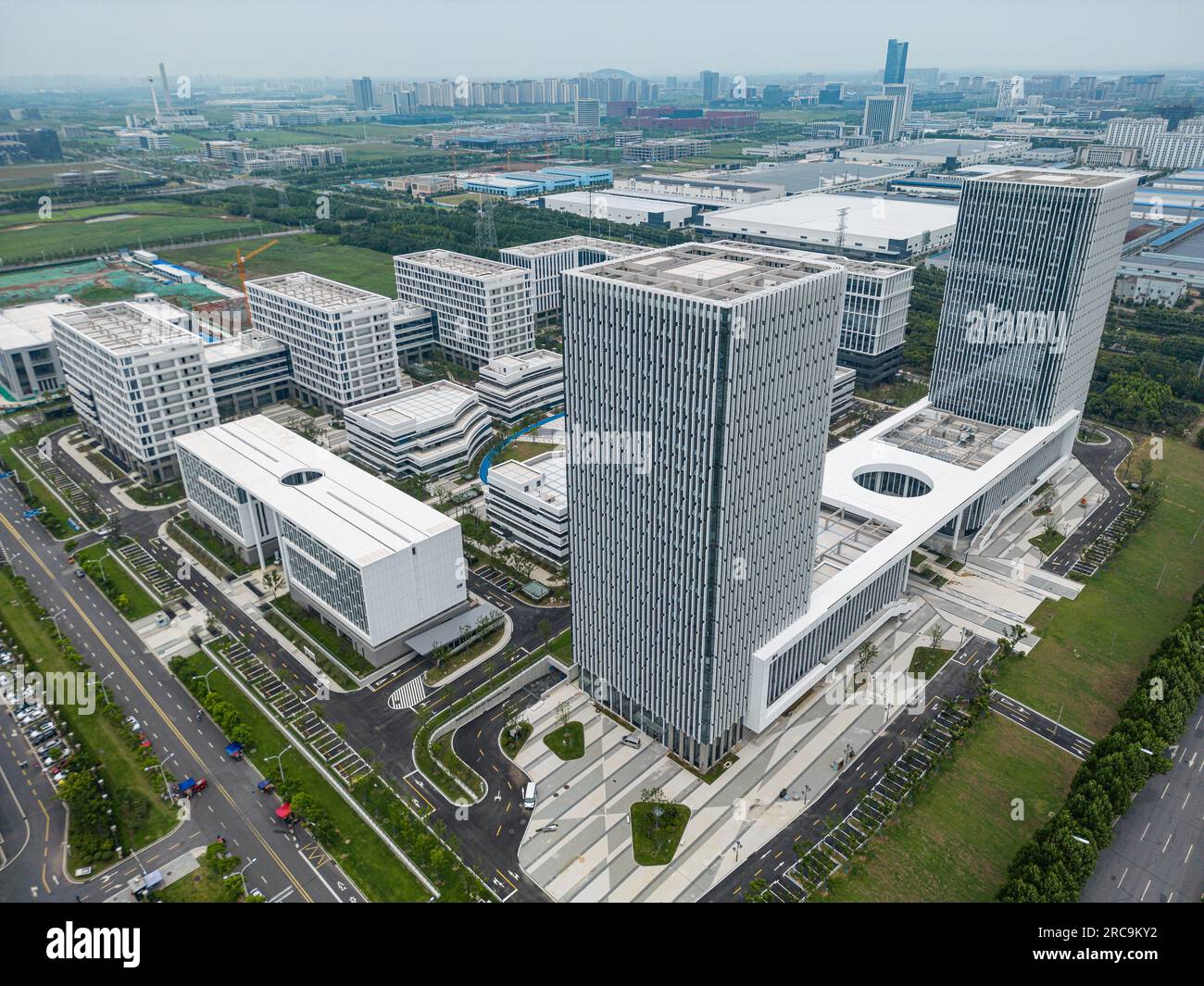 HEFEI, CHINA - JULY 11, 2023 - Aerial photo taken on July 11, 2023 ...