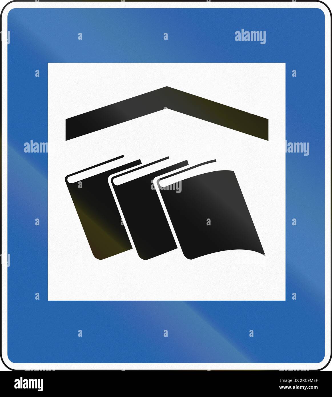 An Icelandic service road sign - Library Stock Photo - Alamy