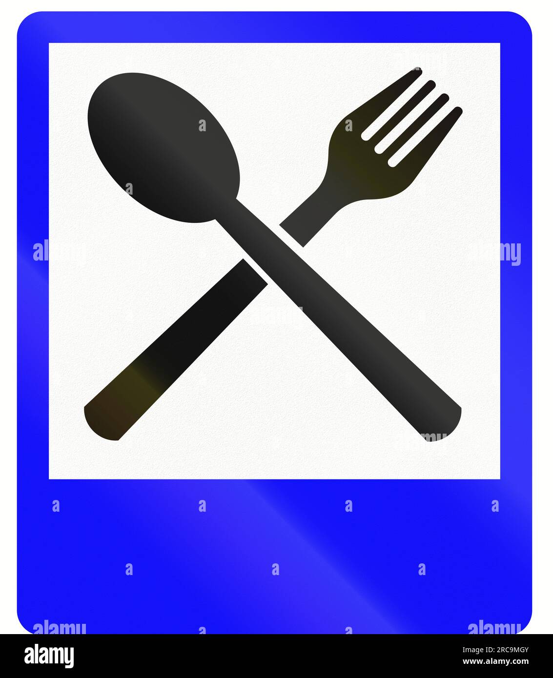 An Indonesian road sign - Motorway Restaurant Stock Photo - Alamy