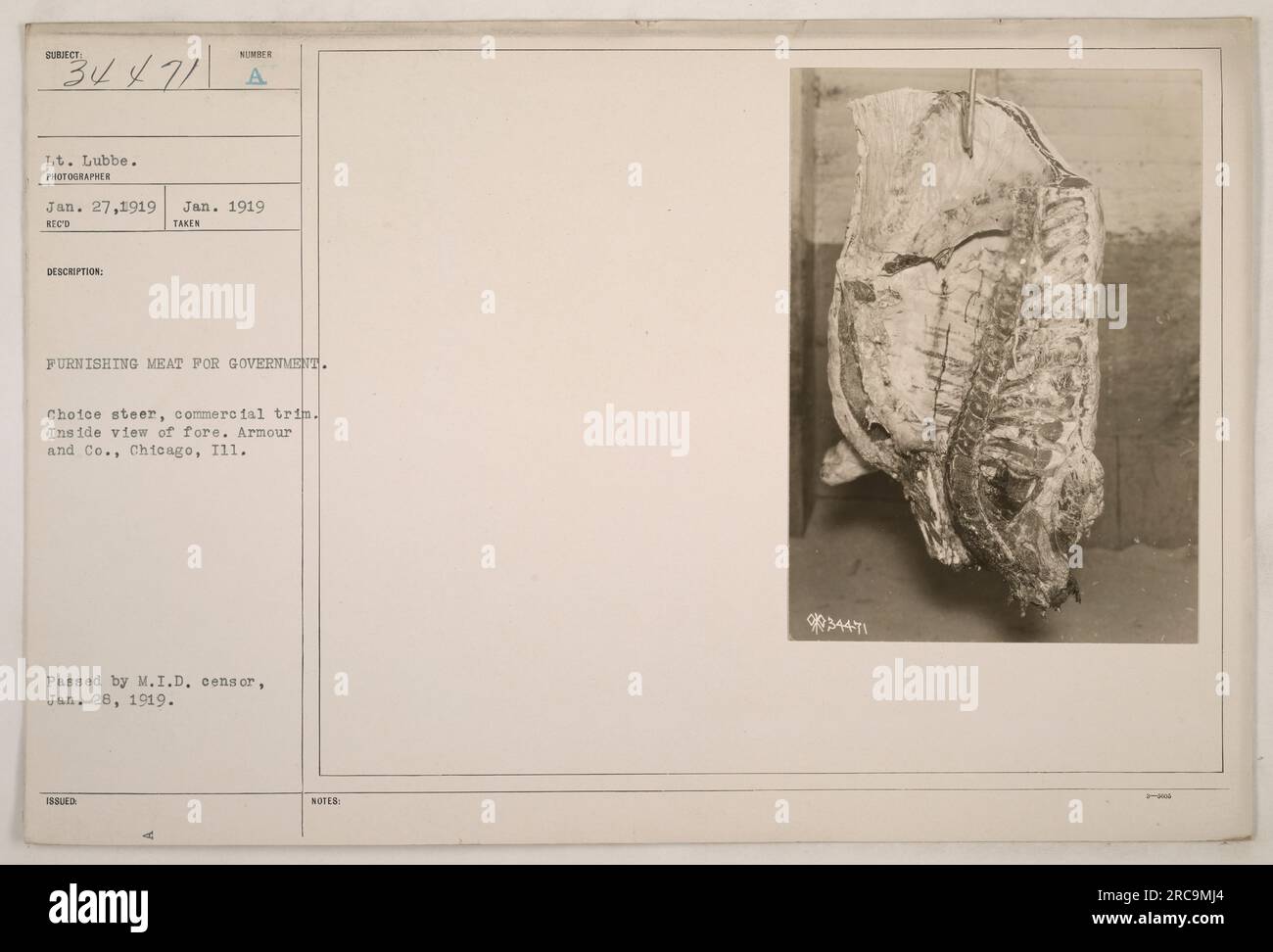 Chicago meat packing industry hi-res stock photography and images - Alamy