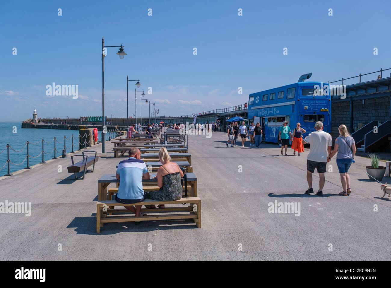 Folkestone harbour arm 2023 hi-res stock photography and images - Alamy