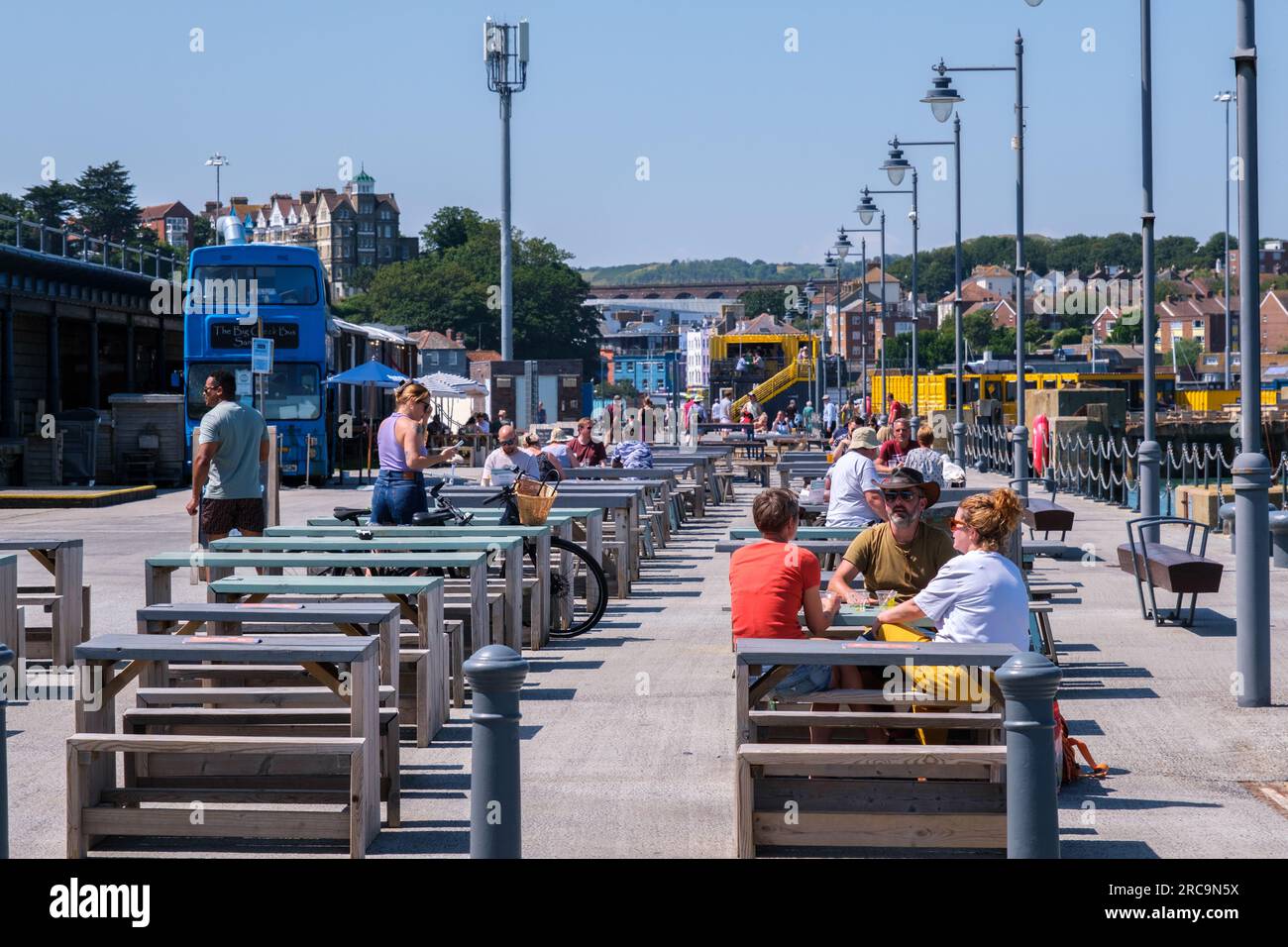 Folkestone harbour arm 2023 hi-res stock photography and images - Alamy