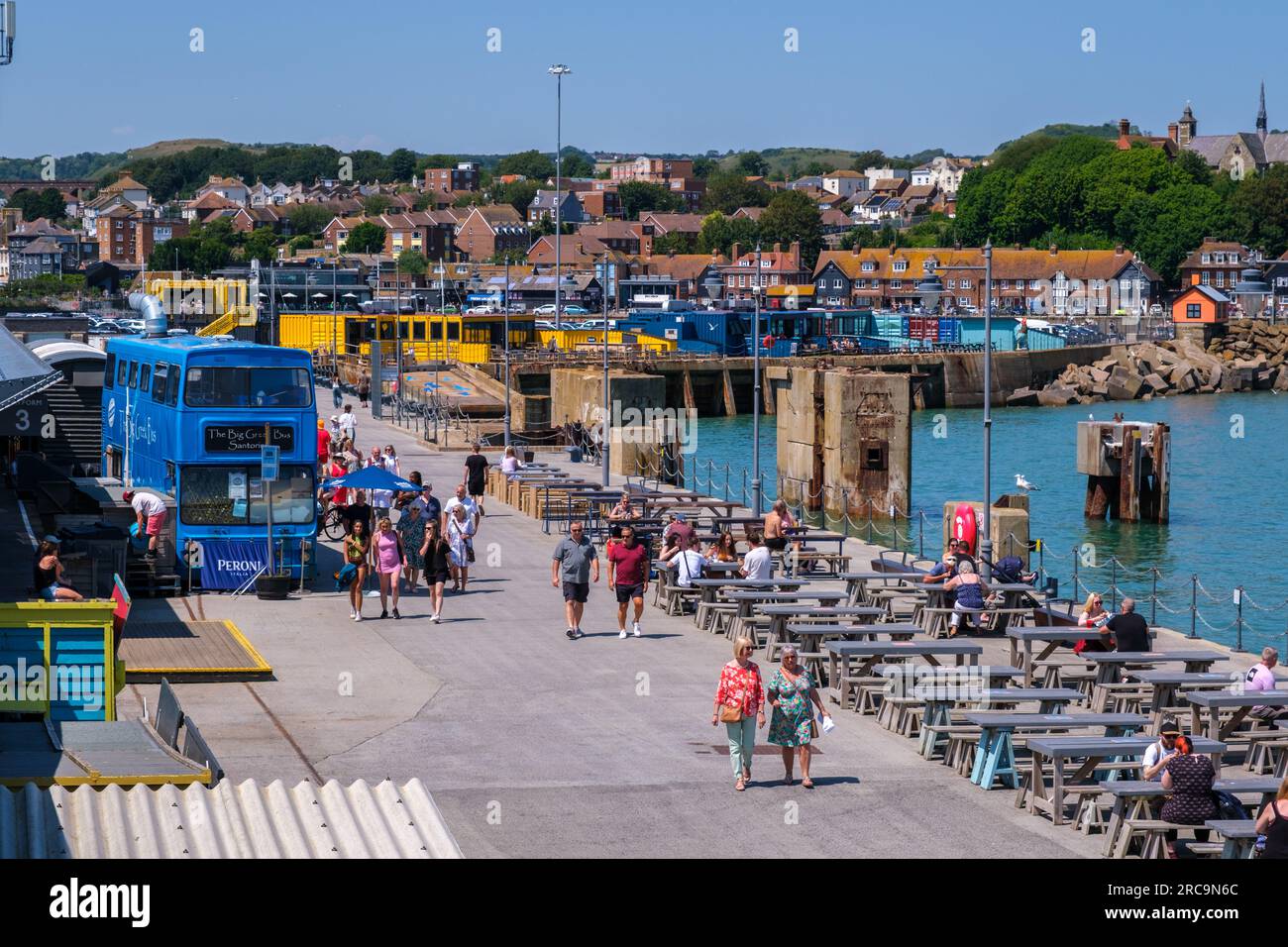 Folkestone harbour arm 2023 hi-res stock photography and images - Alamy