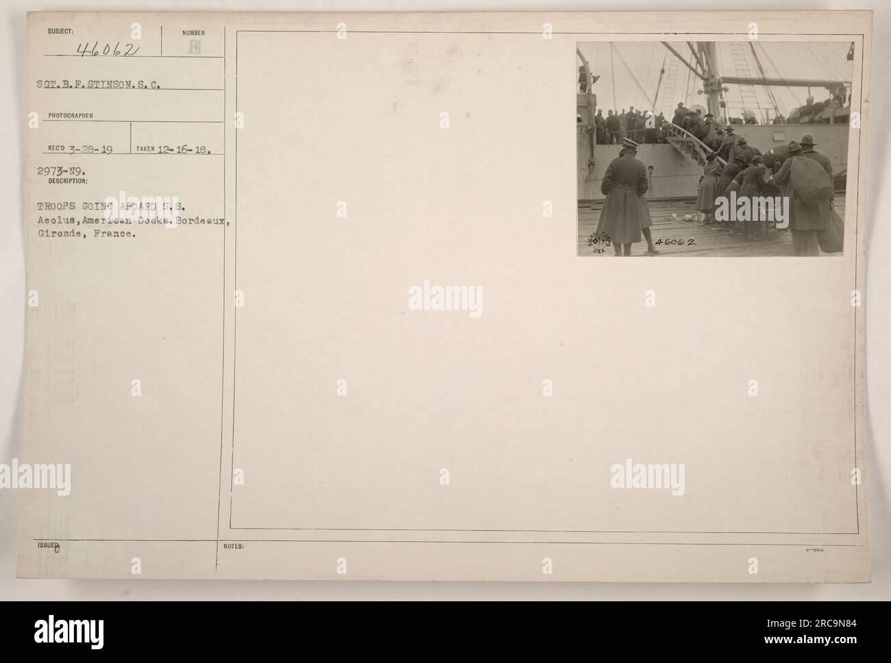 American troops boarding the S.S. Aeolus at the American Docks in ...