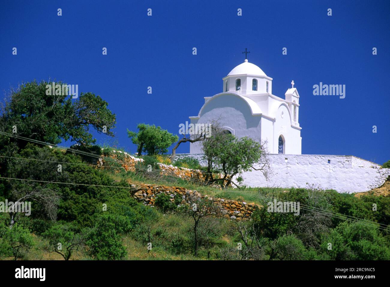 Griechenland, Karpathos, Aperi, Kapelle Stock Photo - Alamy