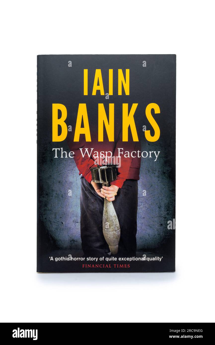 The Wasp Factory by Iain Banks isolated on white background. Lahti ...