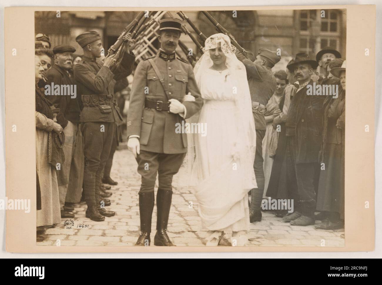 Soldier cooking a meal in a field camp during World War I Stock Photo ...