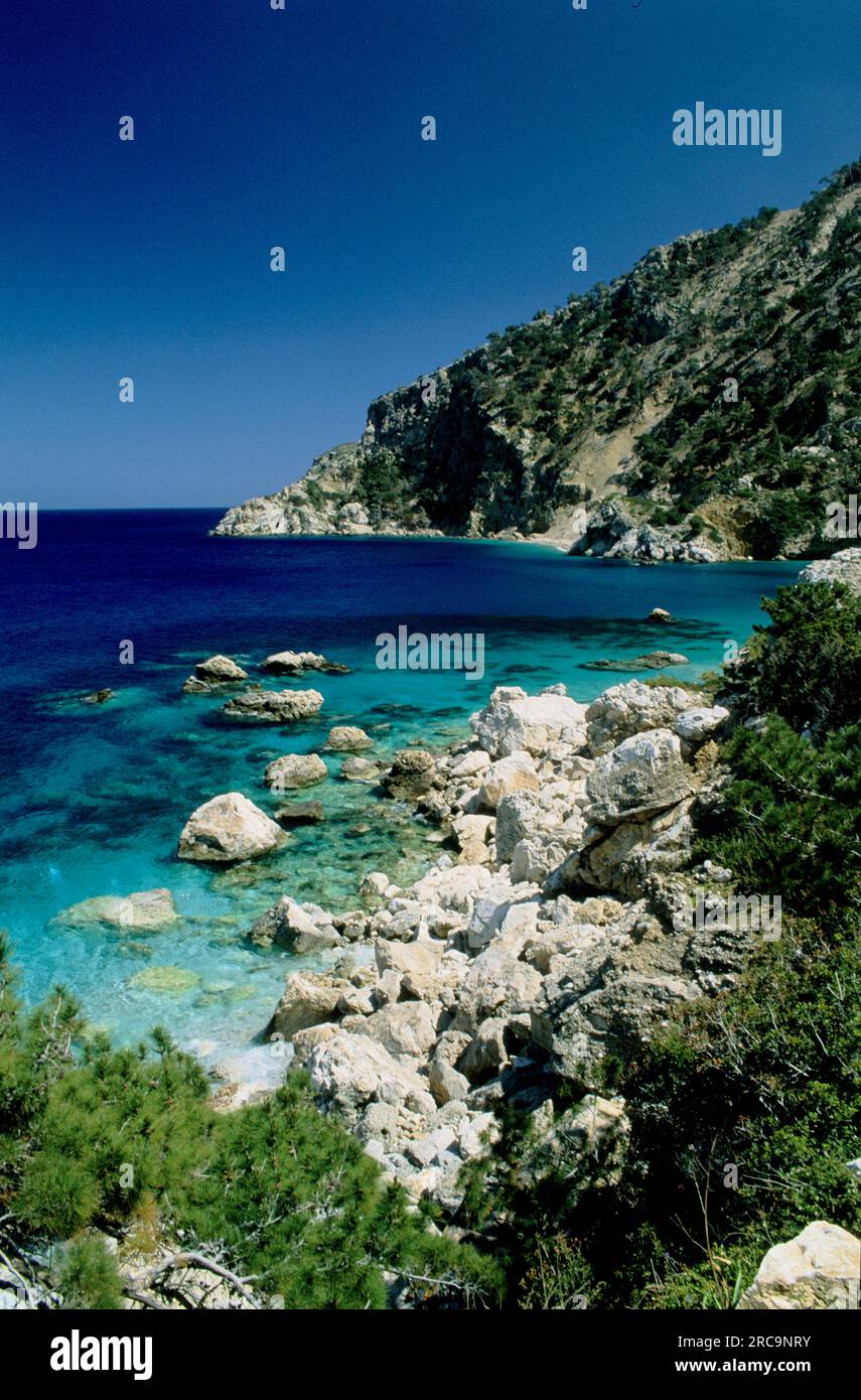 Griechenland, Karpathos, Paralia Apella (Apella-Strand Stock Photo - Alamy