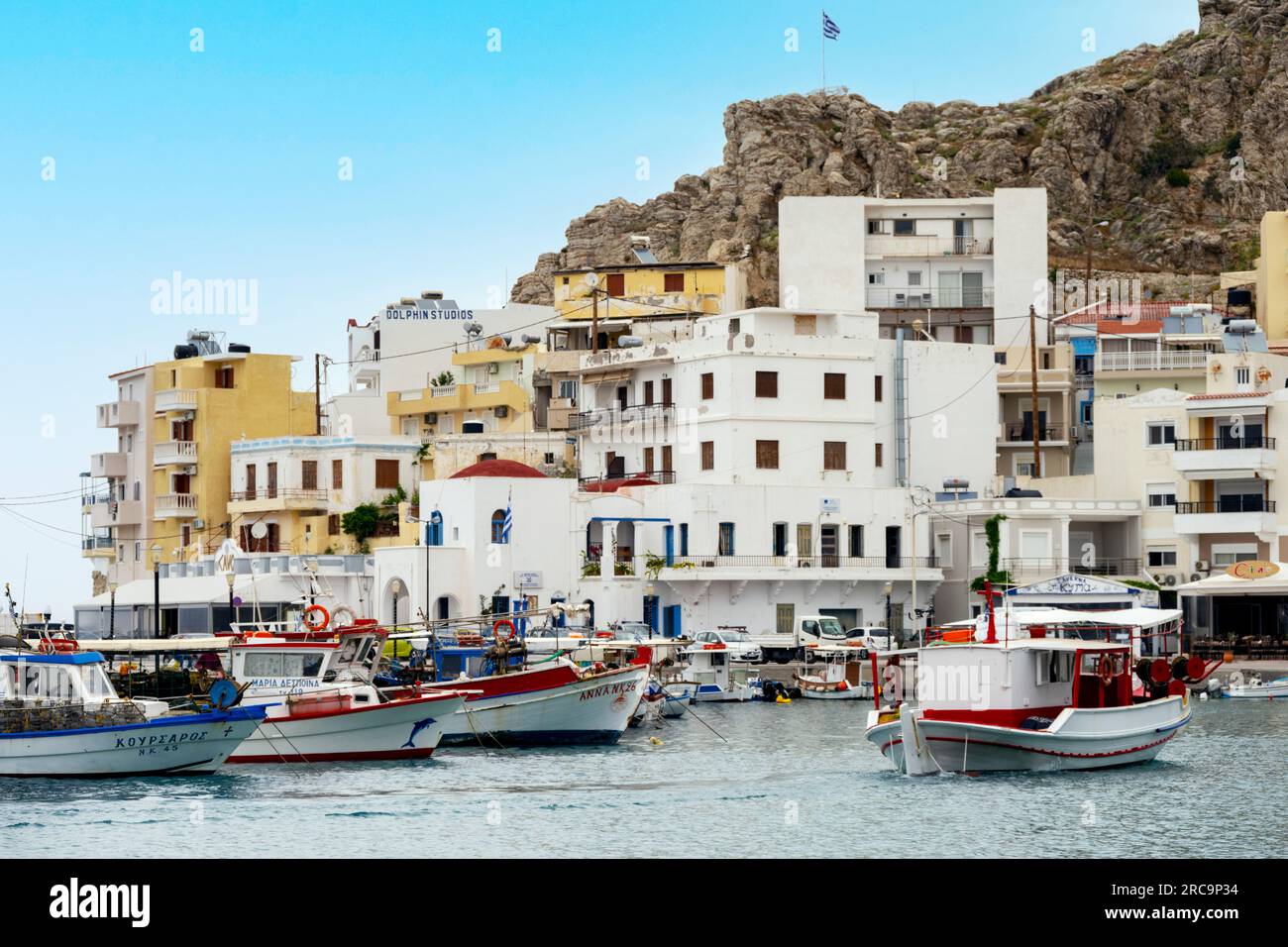 Griechenland, Karpathos, Karpathos-Stadt (Pigadia Stock Photo - Alamy