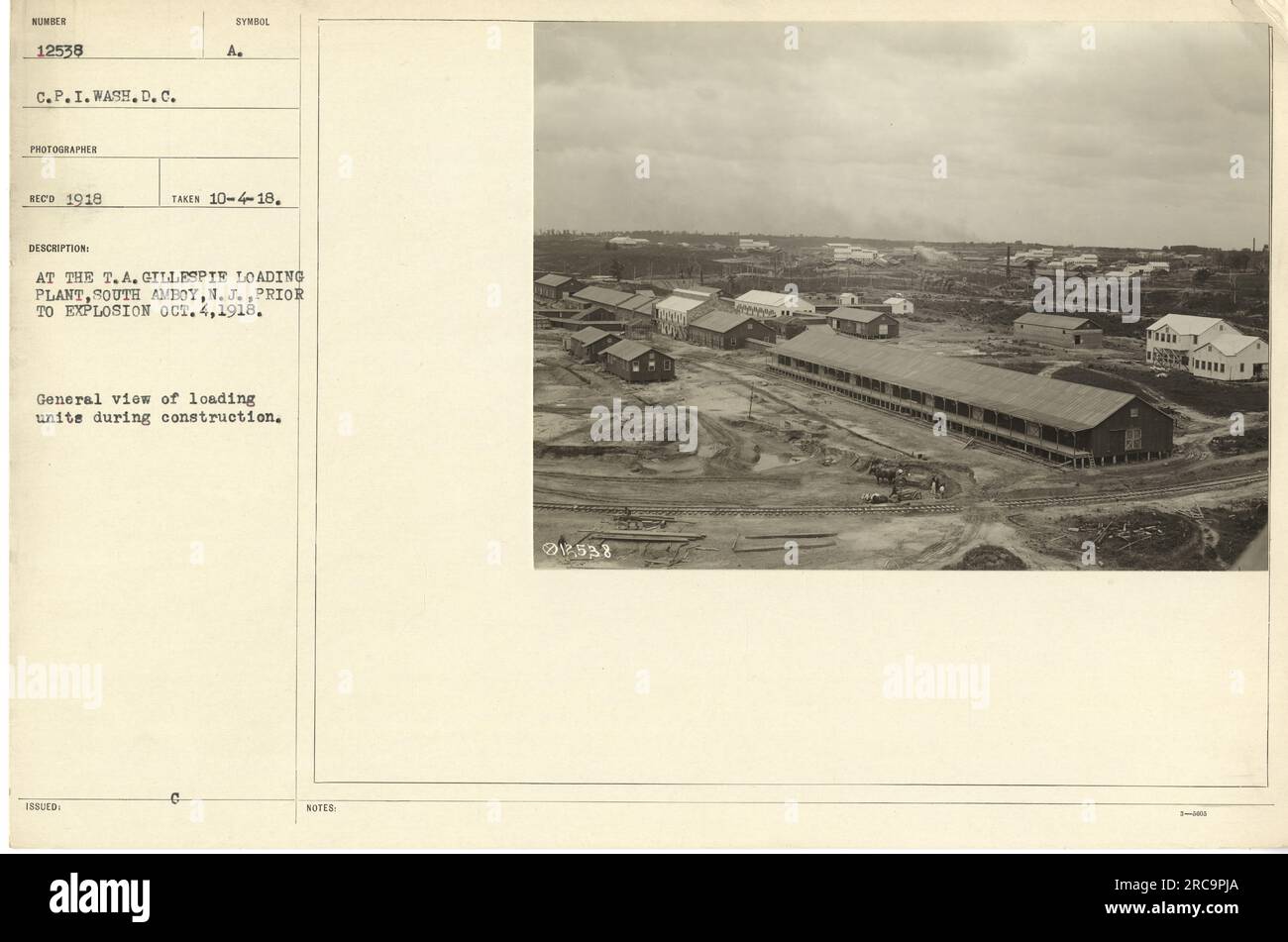 Construction of the loading unit at the T.A. Gillespie Loading Plant in ...
