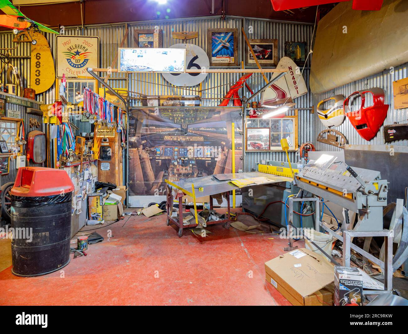 Oklahoma, JUN 27 2023 - Interior view of the OK County 66 - John's ...