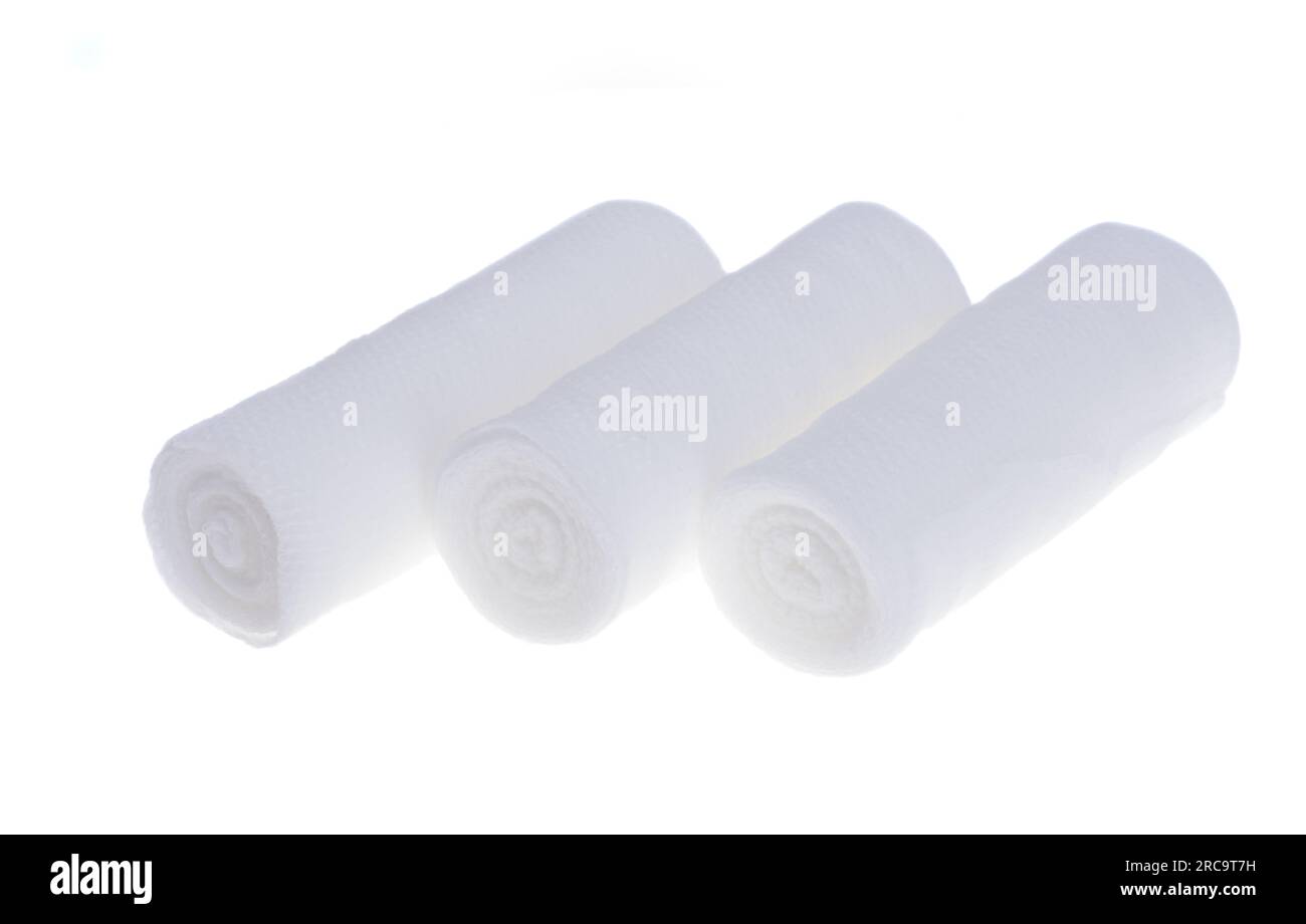 medical bandage isolated on white background Stock Photo - Alamy