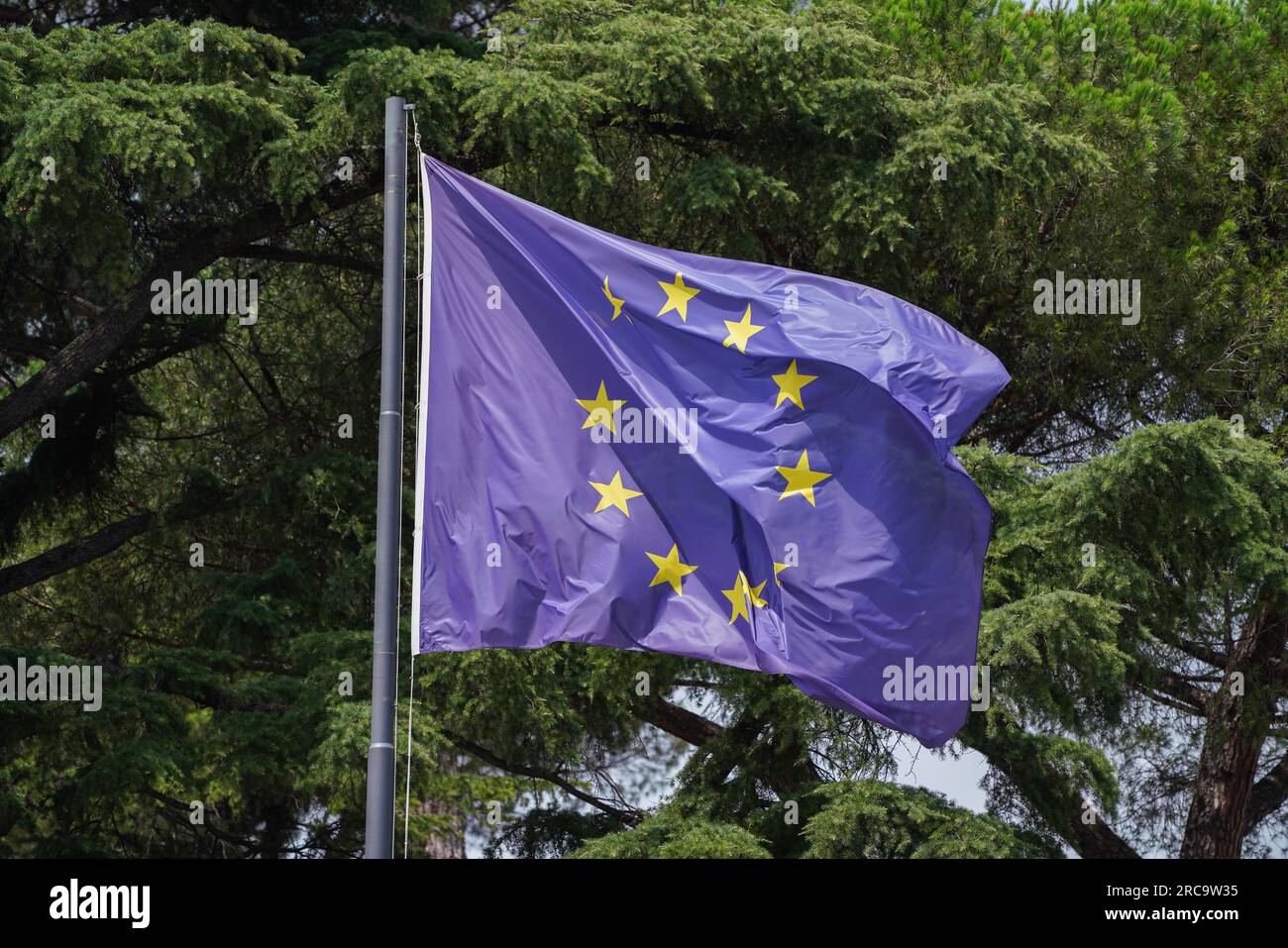 Europe Union Flag Stock Photo - Alamy