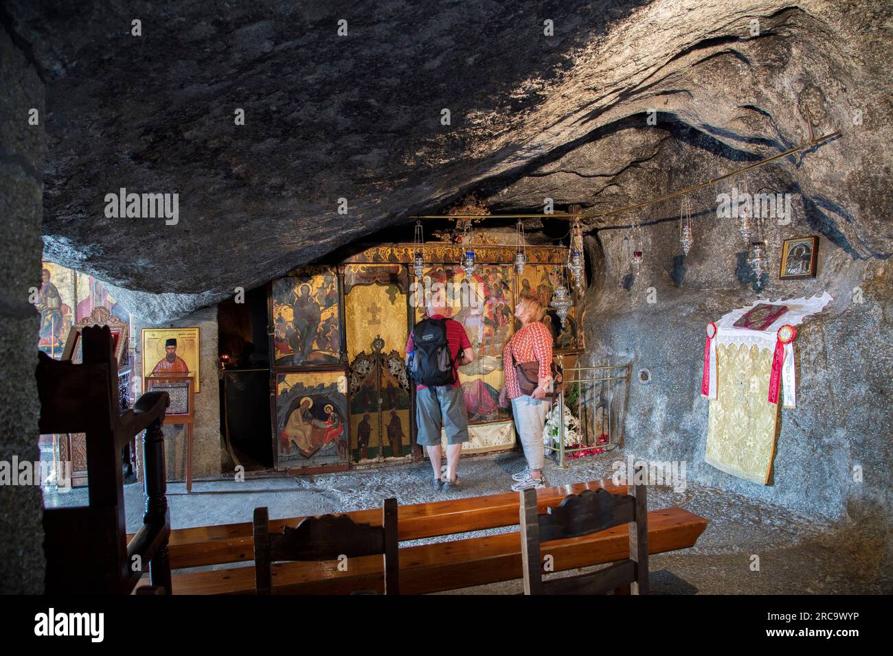Patmos, GreeceThe Monastery of Saint John the Theologian The cave of St ...
