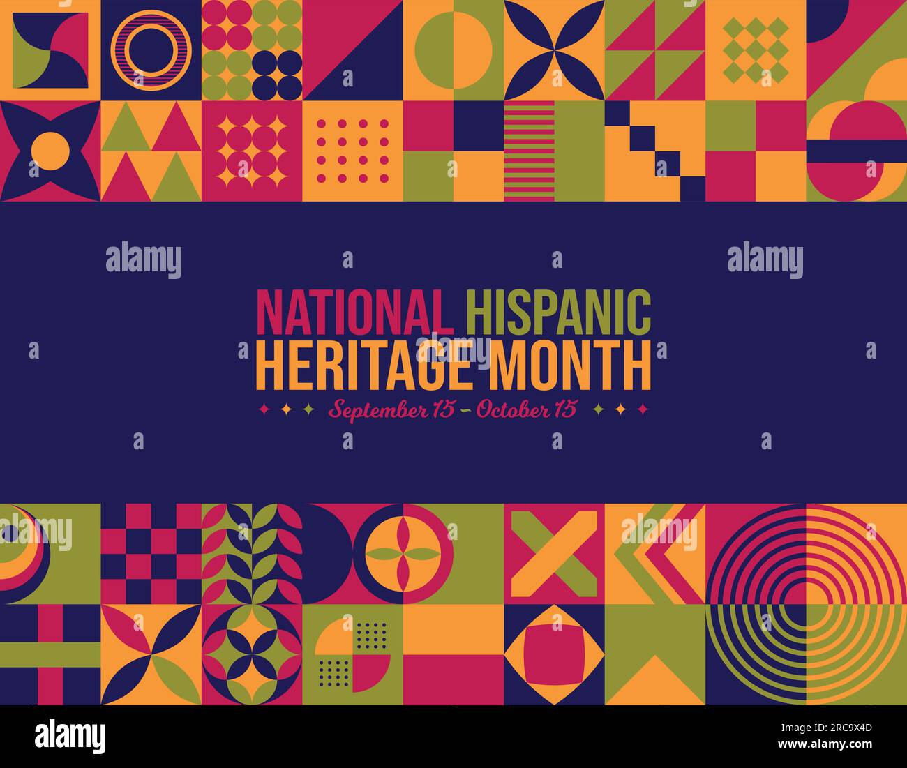 National Hispanic Heritage Month Abstract Background. September 15 to ...
