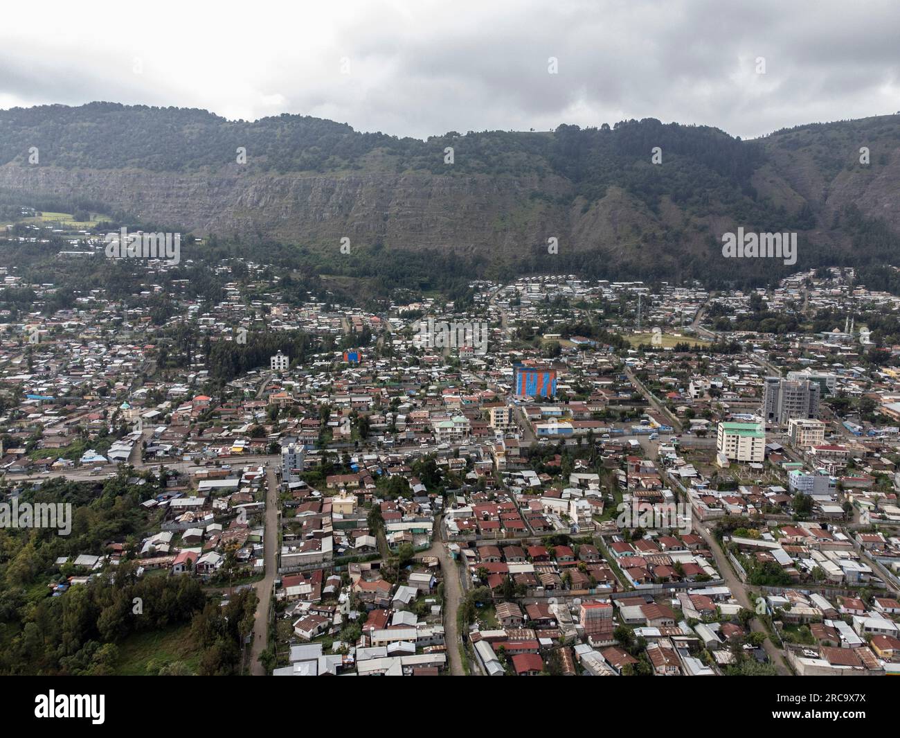 Aerial view of the African city of Dessie, Ethiopia Stock Photo - Alamy