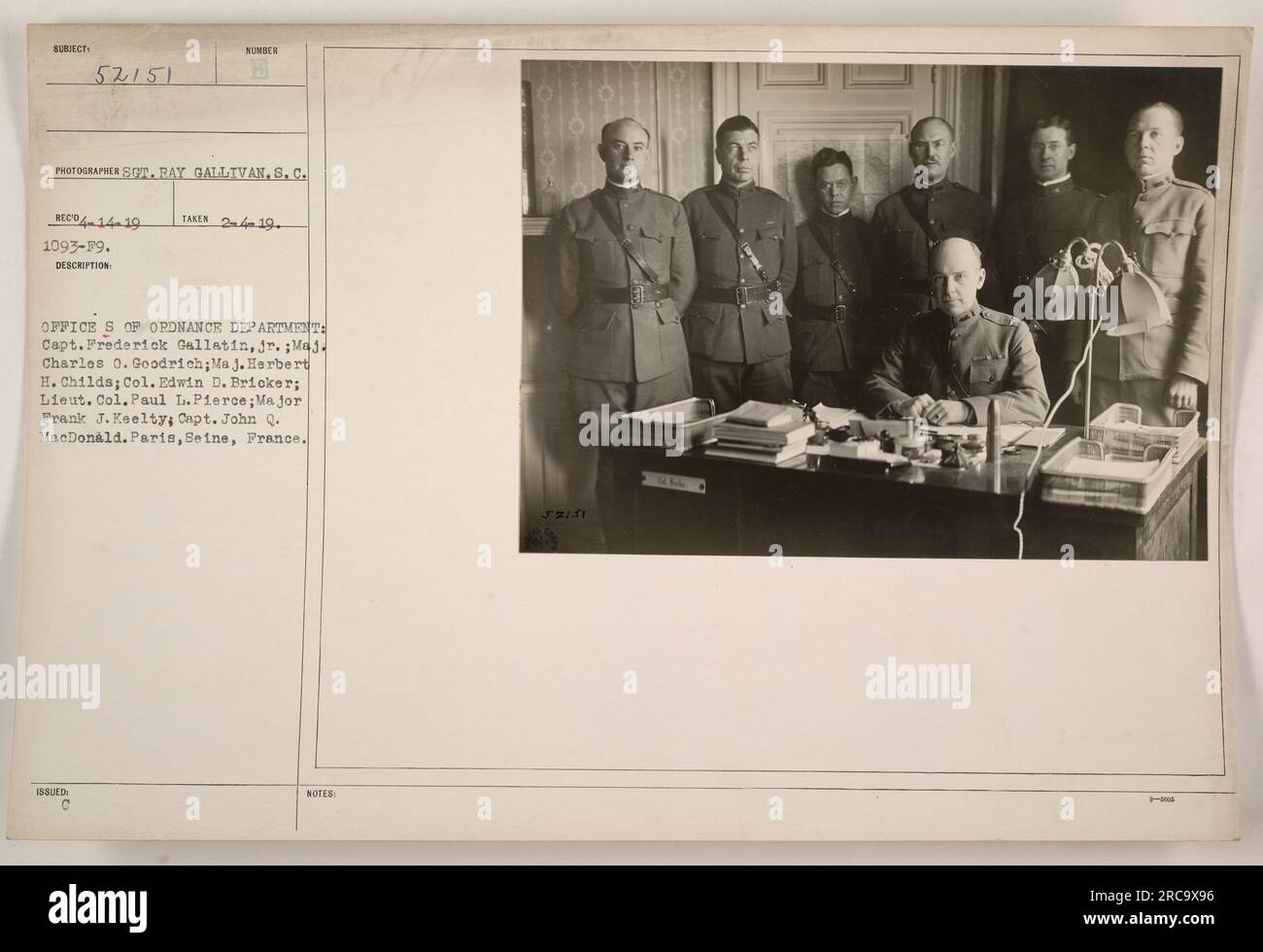 Maj charles o goodrich hi-res stock photography and images - Alamy