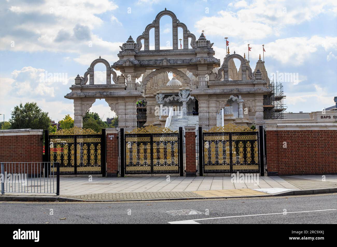 LONDON, GREAT BRITAIN - SEPTEMBER 21, 2014: This is the main gate of ...